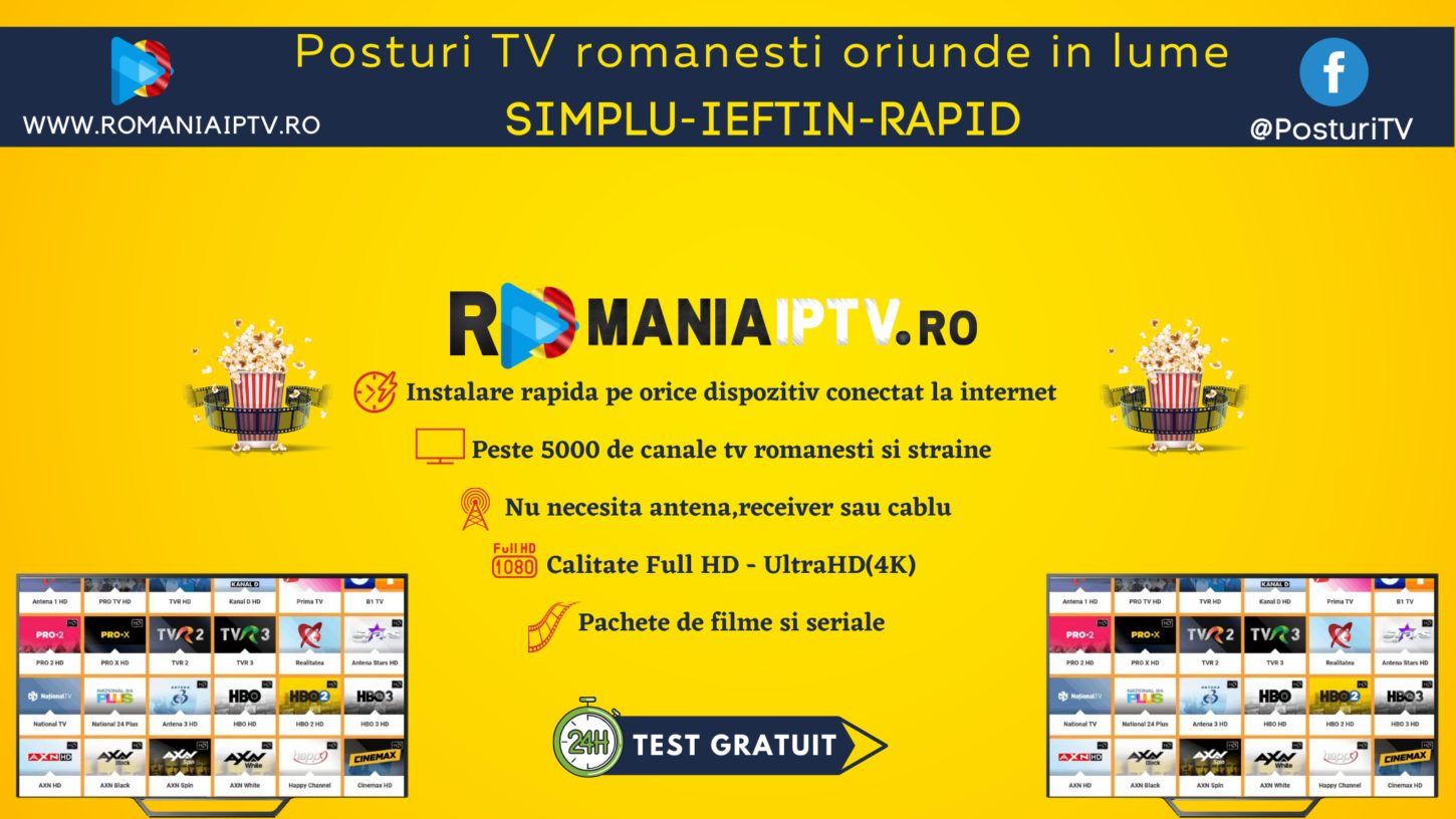 IPTV Televiziune Romaneasca pe Internet in UK • Anunturi UK