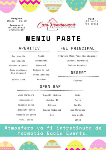 Petrecere De Paste Cu Meniu Traditional Romanesc In Tamworth, UK ...