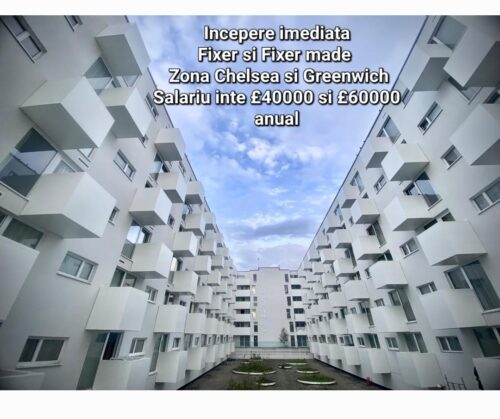 Munca Fixer Cladding Si Fixer Mate In Chelsea Si Greenwich • Anunturi UK