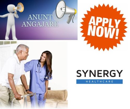 Muncă Personal Aziluri de Batrani in UK - Synergy Healthcare • Anunturi UK