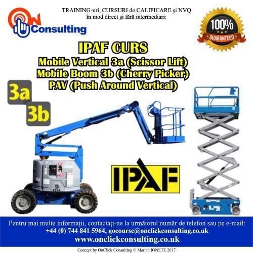 IPAF 3A / 3B Scissor Lift / Cherry Picker in Brent • Anunturi UK